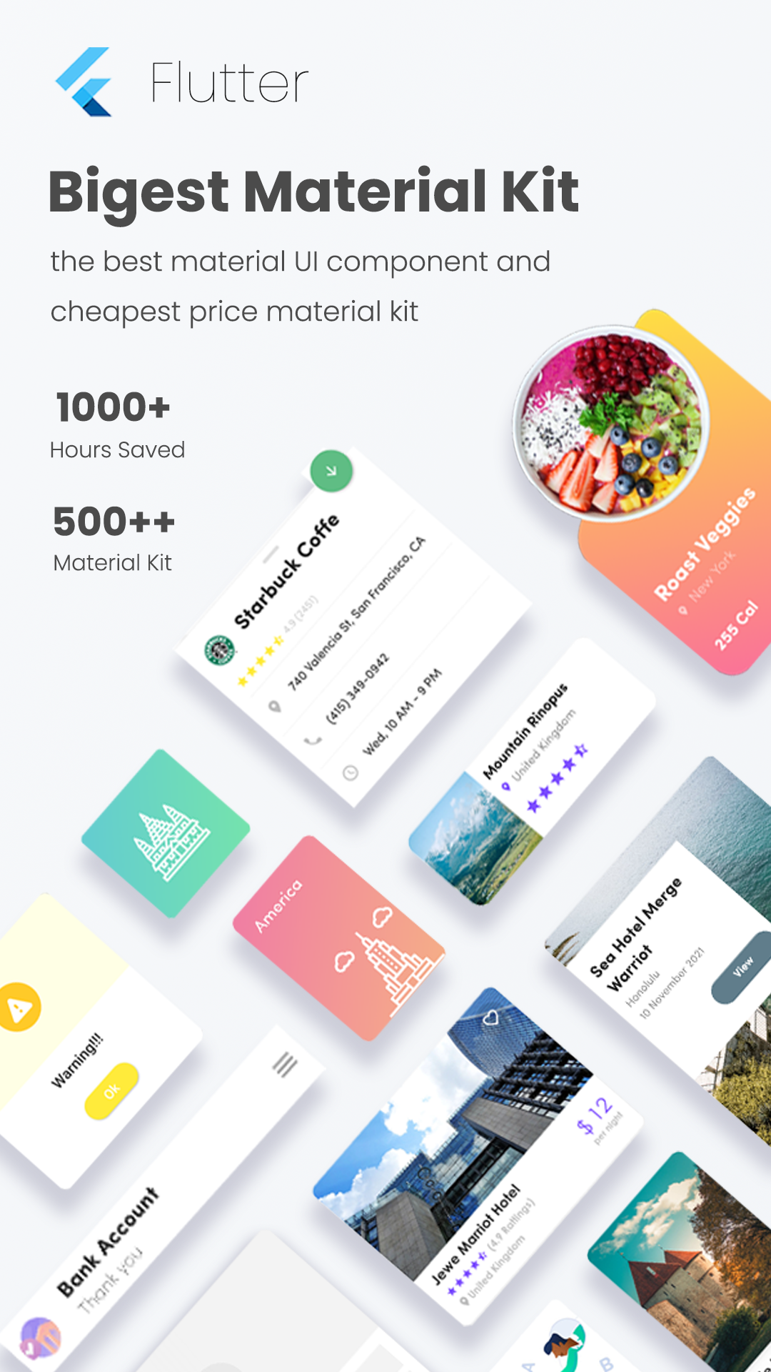 Flutter Bigkit Flutter Material Widget Component In Ui Kit Flutter Its All Widgets